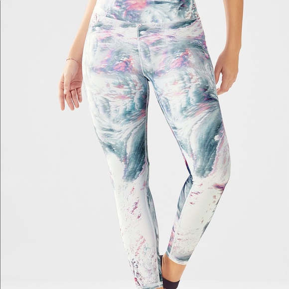 Fabletics | Pants & Jumpsuits | Fabletics Highwaisted Printed Powerhold ...